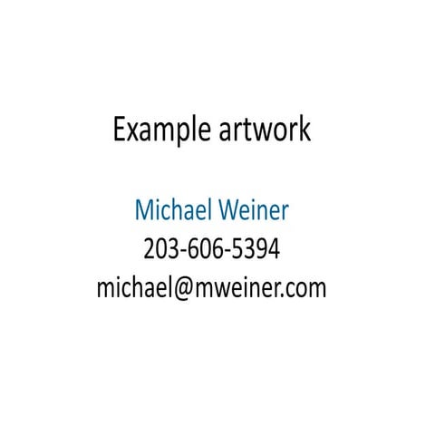 Weiner art 041415 | PPTX