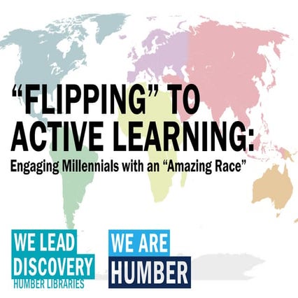 Flipping to Active Learning: Engaging Millennials with an 'Amazing Race ...