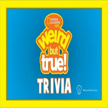 Weird But True Trivia | PPTX