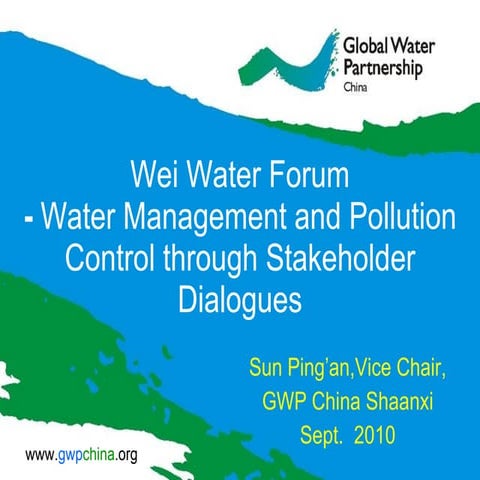 Water pollution and its management ppt | PPTX