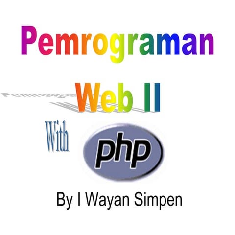 Web Ii Php 01 Ppt 7701