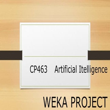 Weka project | PPTX