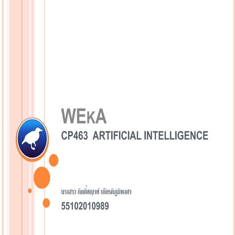 Weka project presentation | PPTX
