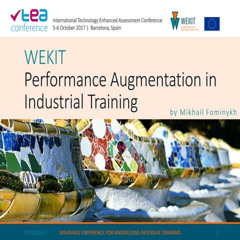 Wekit - performance augmentation in industrial training - technology ...