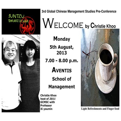 3rd Global Chinese Management Studies Pre-Conference | PDF