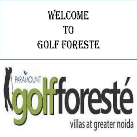 paramount golf foreste | PPTX