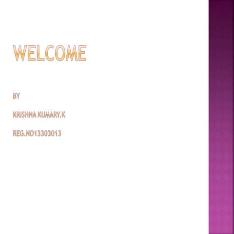 Welcome | PPT