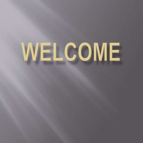 Welcome | PPT