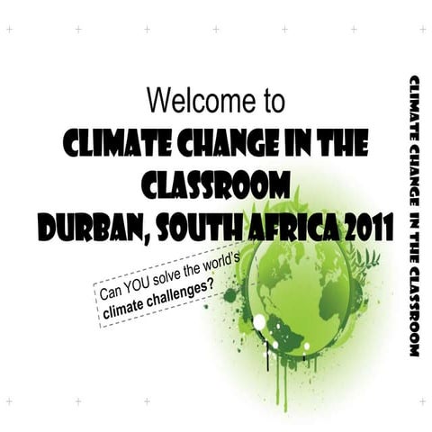 Climate change in the classroom | PPTX | Environment | Science