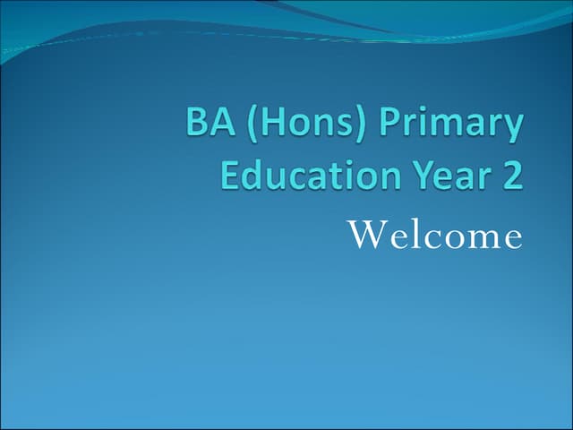 Welcome Lecture | PPT | Educational Assessment | Education Welcome Lecture | PPT | Educational Assessment | Education