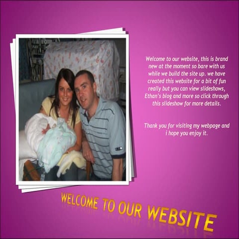 Welcome To Our Website | PPT