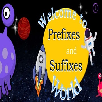Welcome to-prefixes-and-suffixes-world | PPT