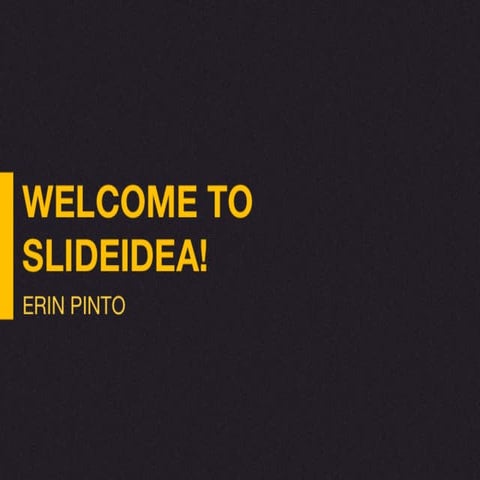 Welcome to Slideidea | PDF