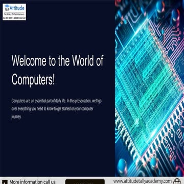 Getting Started with Computers: A Simple Guide for Beginners | PPT