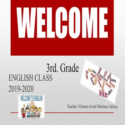Welcome 3 2016 2017 | PPTX