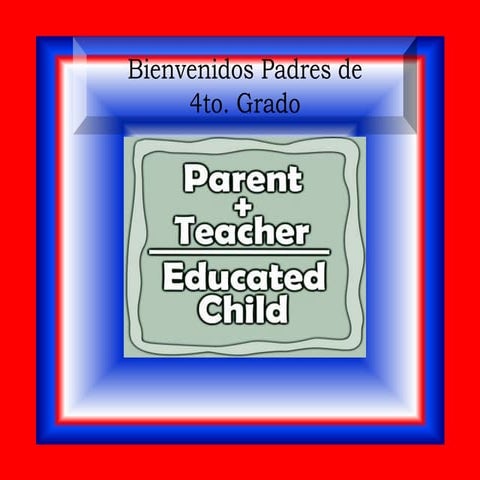 4th Grade Curriculum Night Spanish | PPTX