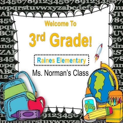 First Day of School Powerpoint | PPTX