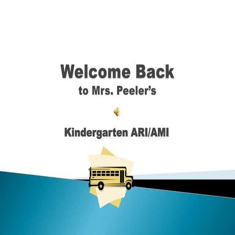 Welcome back learning | PPTX