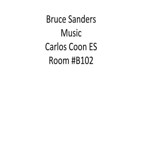 About Mr. Sanders | PPT | Education