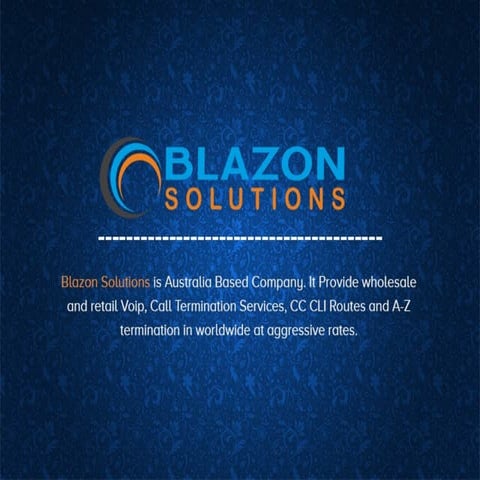 Blazon Solutions | PPT