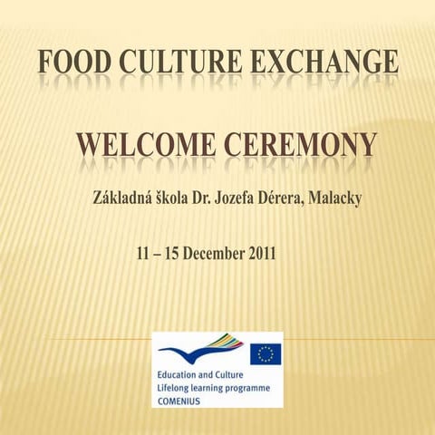 Welcome ceremony photo galery | PPT