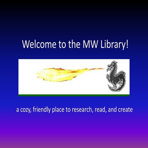 Welcome to your MW Library | PPTX
