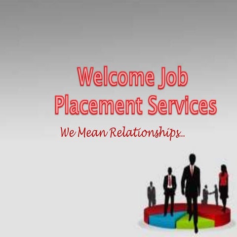 Welcome job profile | PPT