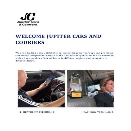 Welcome jupiter cars and couriers | DOCX