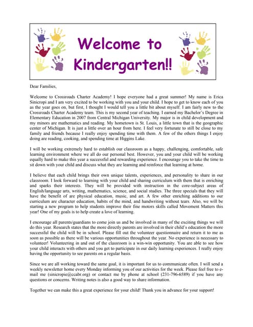 Parent Letter | PDF