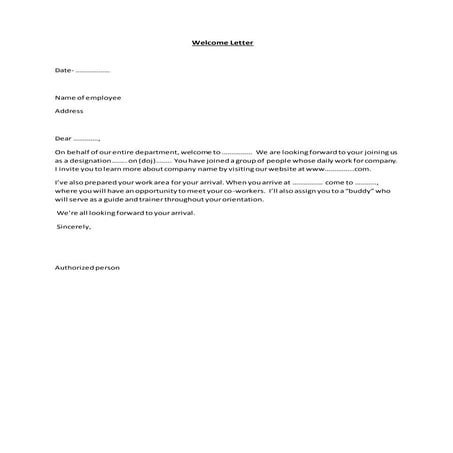 Intimation letter | DOCX