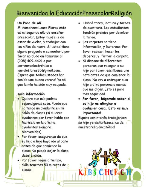 Welcome letter | PDF