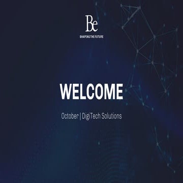 Welcome October 2022 | PDF
