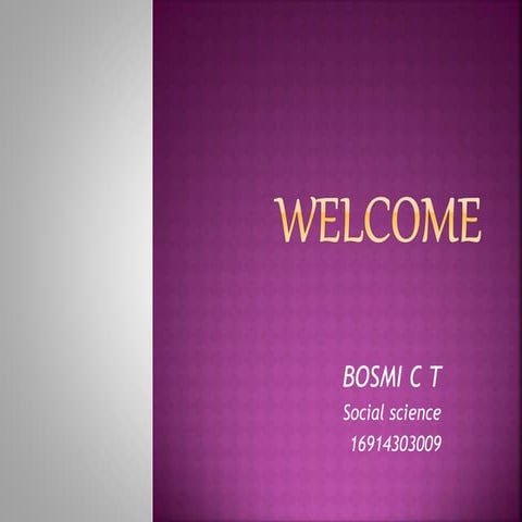 Welcome power | PPTX
