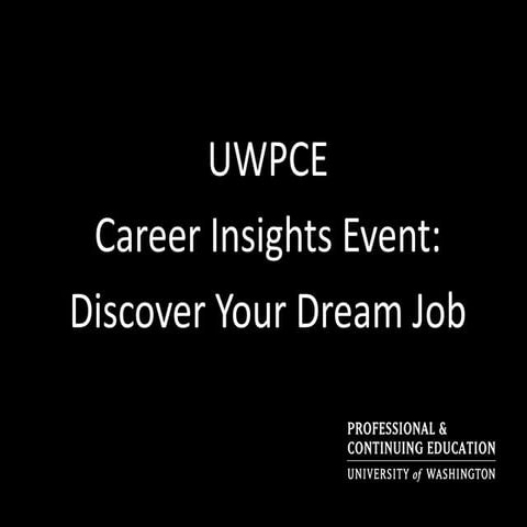 Dream Job Welcome powerpoint | PPTX