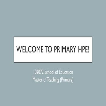 Welcome Presentation 2H 2018 | PPT