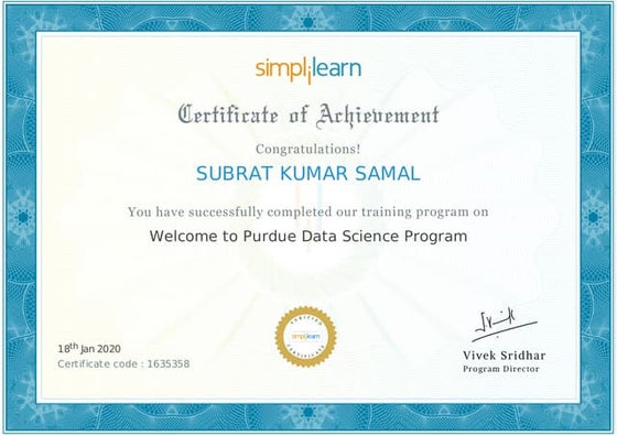 Pgp Data Science With Python Ppt