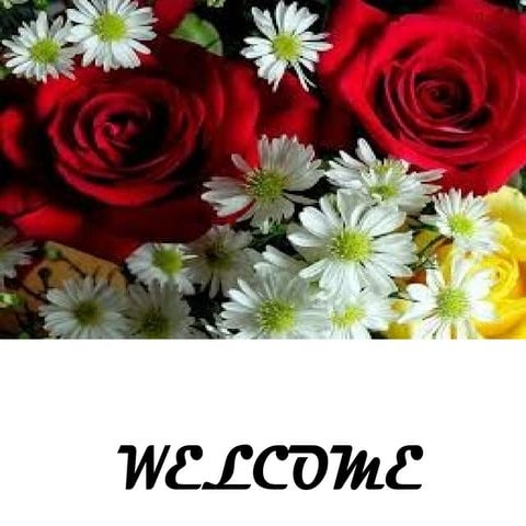 Welcome reshma | PPT