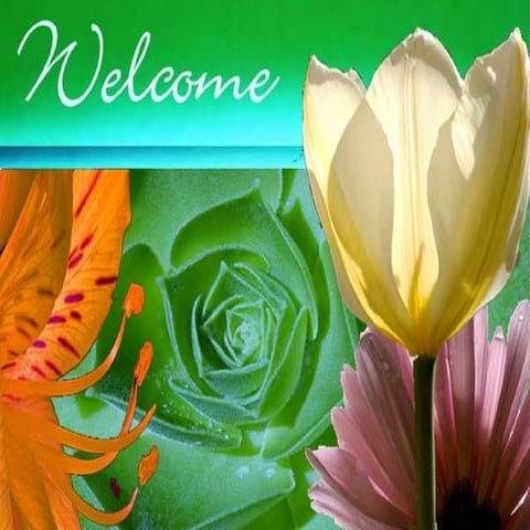 Welcome-Spring, Worship Service slide | PPT