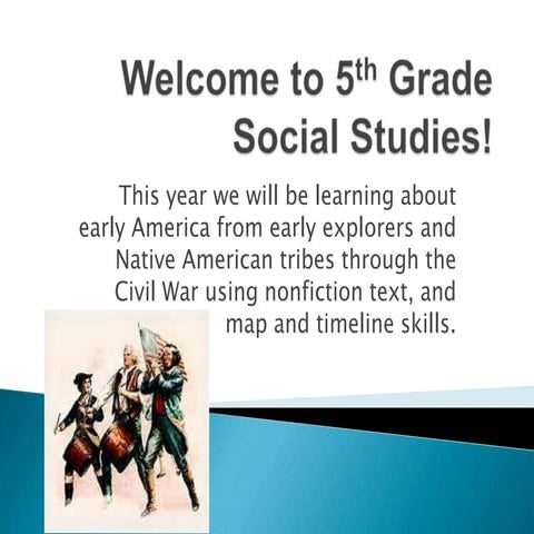 Welcome to 5th grade social studies! | PPTX