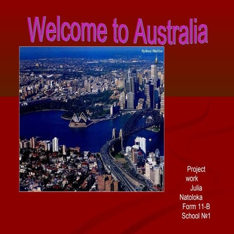 Welcome to Australia! | PPT
