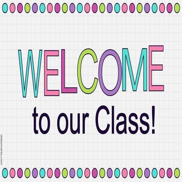 Welcome to Class Confetti - mini theme.pptx