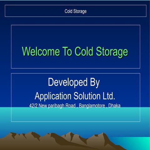 Welcome to cold storage | PPS | Business | Business and Finance