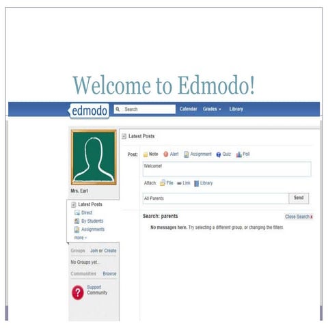 Welcome to edmodo! | PPTX