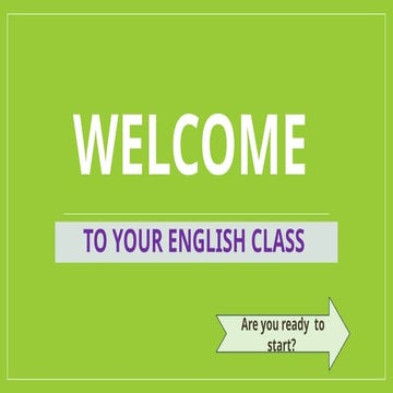 A1 English Welcome to english classes.pptx