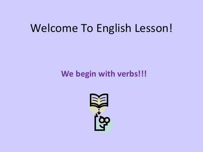 Welcome to english lesson!