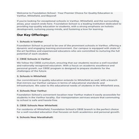 Welcome to Foundation School .docx | Professional School | Postgraduate ...