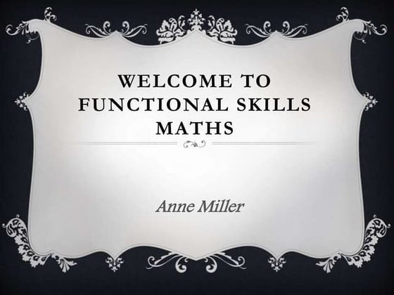 Functional Skills - English, Maths and ESOL Courses | PDF