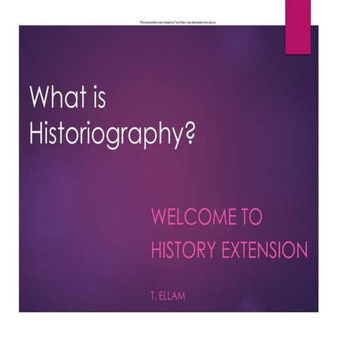 Introduction to Historiography | PDF