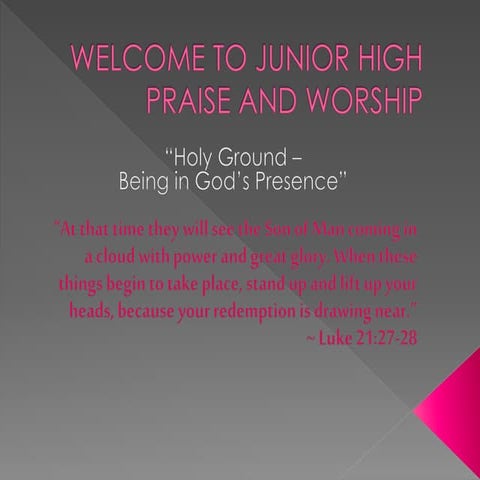 The Presence of God | PPTX