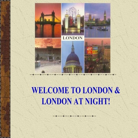 Welcome to London modern | PPTX